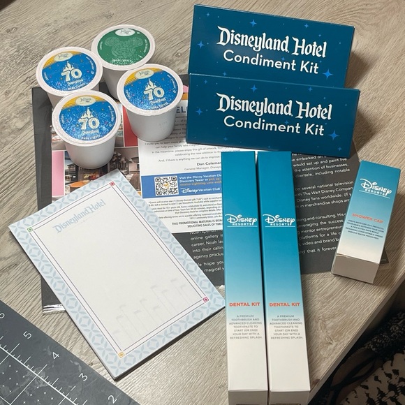 Disney | Other | Disneyland Hotel Room Phone Notepad Kcups Condiment ...